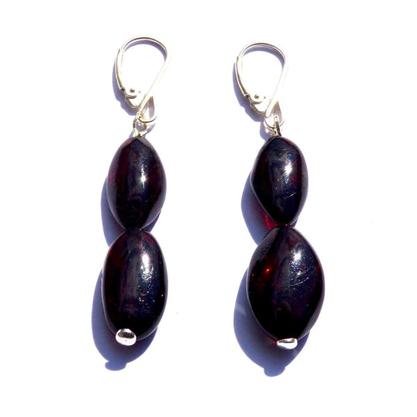 Cherry amber earrings store