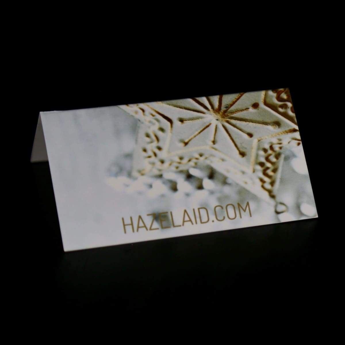Hazelaid - Handwritten Card
